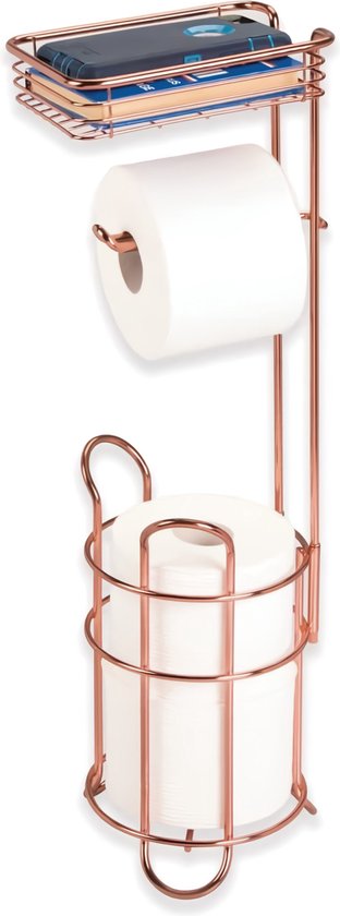 Toiletrolhouder voor de badkamer - vrijstaand/met extra bergruimte voor ...