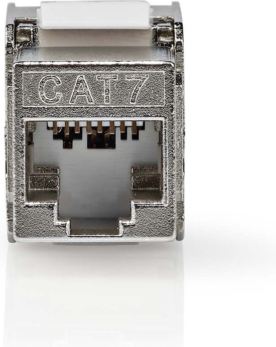 Nedis Keystone CAT7 RJ45 Female - S/FTP - Metaal | bol