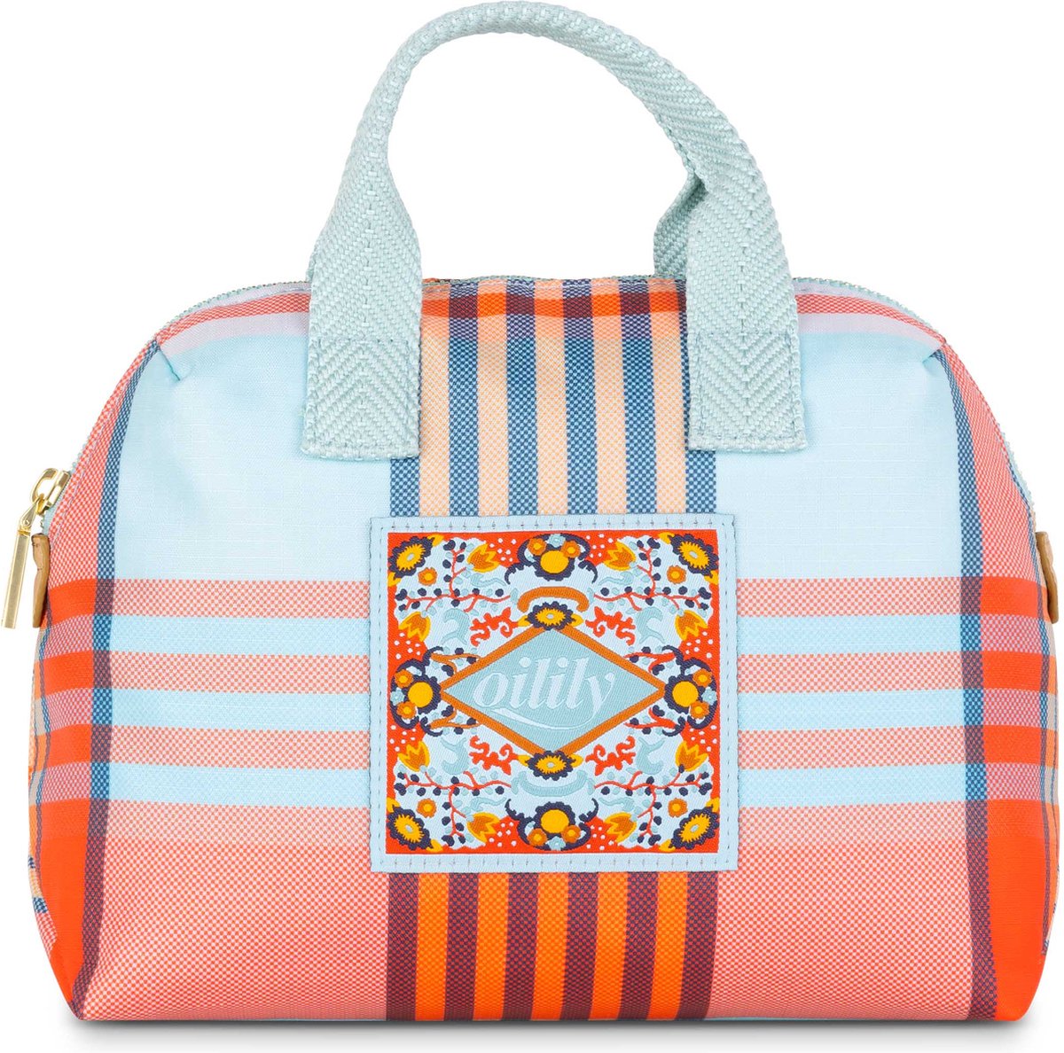 Oilily Pipi - Make-up tas - Meisjes - Ritssluiting - Blauw - One Size | bol