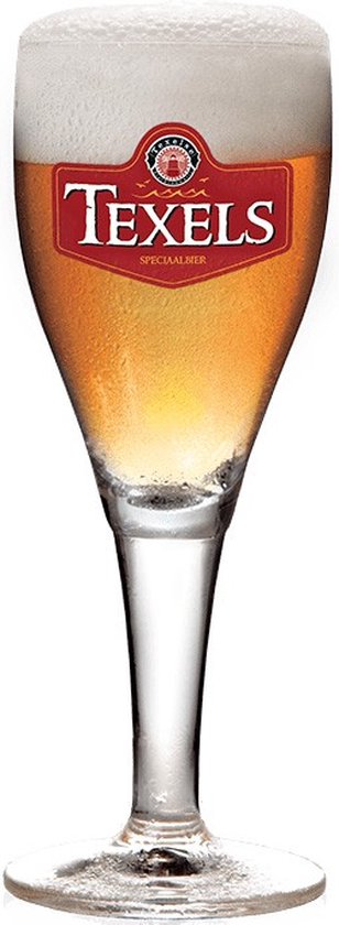 Texels Bierglazen op Voet 30cl set van 6 stuks - Bier Glas 0,30 l - 300 ml | bol