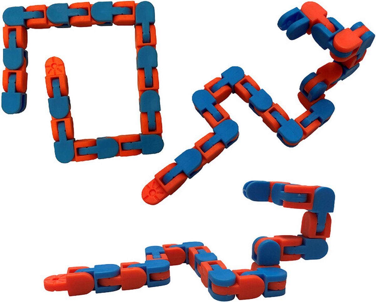 3 x Twist Blocks Sensory Fidget Toy Stimulerend klikgeluid | bol.com