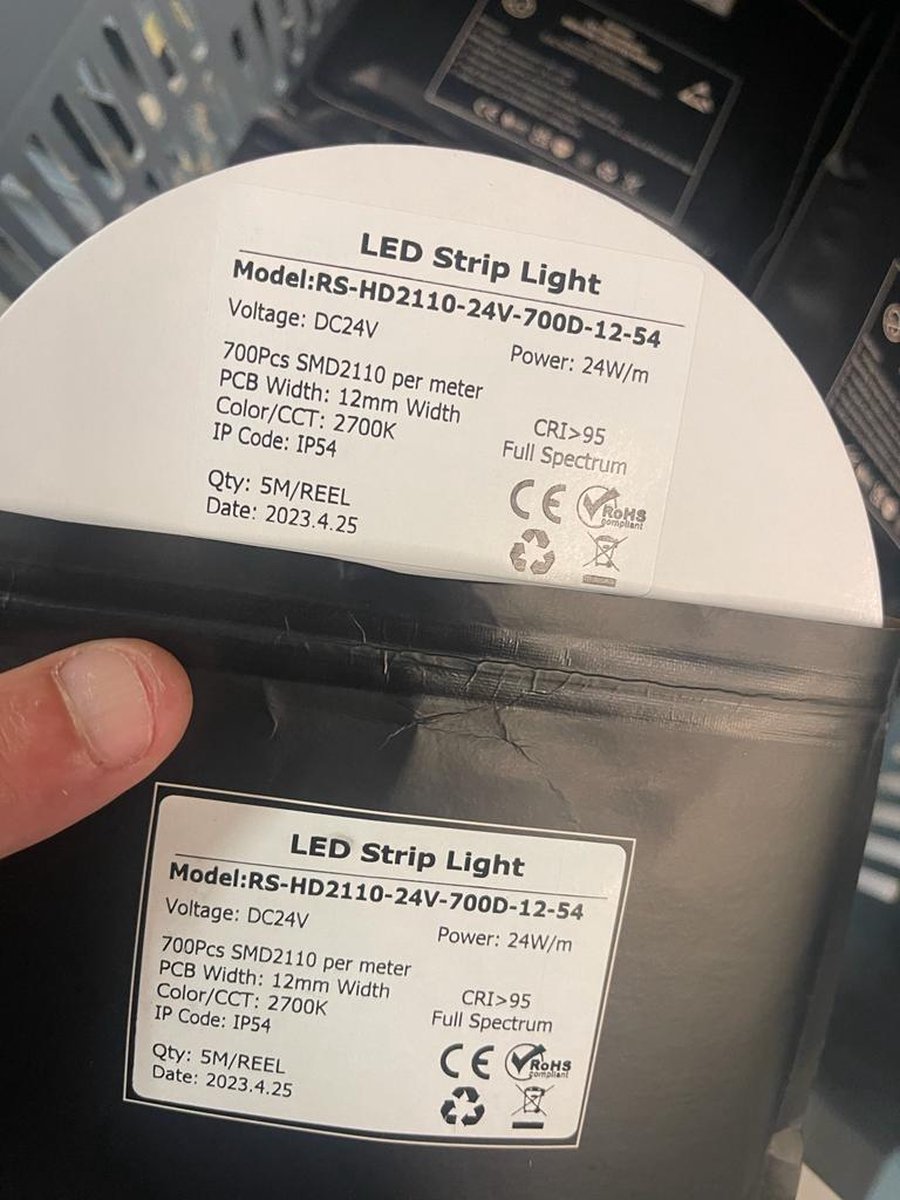 LEDStripXL - 5 meter LED Strip SET - 2700K Warm Wit - 3500 LEDS ...