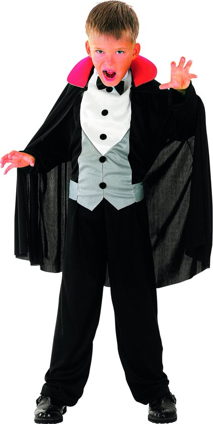 Kinderkostuum 'Vampier' (4-5-6 jaar) Halloween | bol