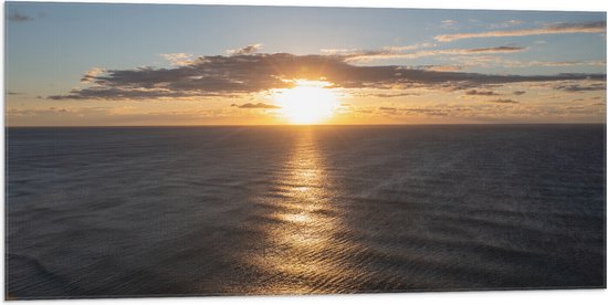 Vlag - Zon Zakkend in de Atlantische Oceaan - 100x50 cm Foto op ...