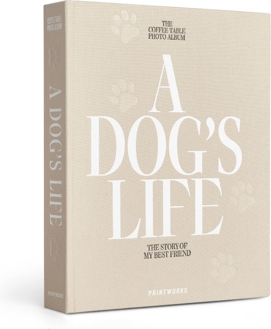 Printworks Fotoboek Hond A Dog's Life - Koffietafelboek, 30 pagina's | bol