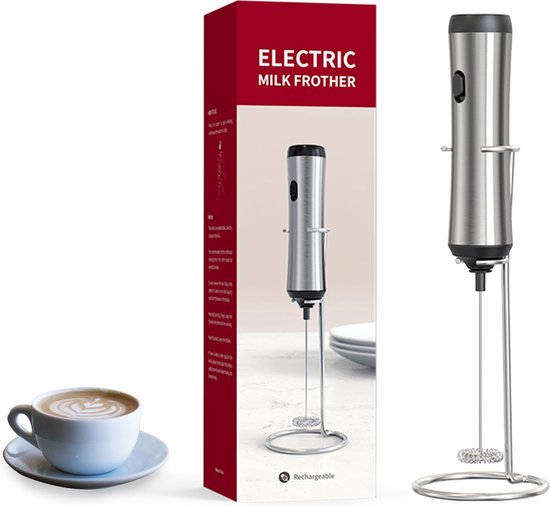 Melkopschuimer - Melkklopper - Elektrisch - Opschuimen - Cappuccino ...