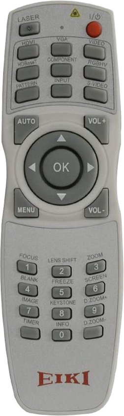 EIKI EK-512X Afstandsbediening, Artikelcode 63910023 | bol.com