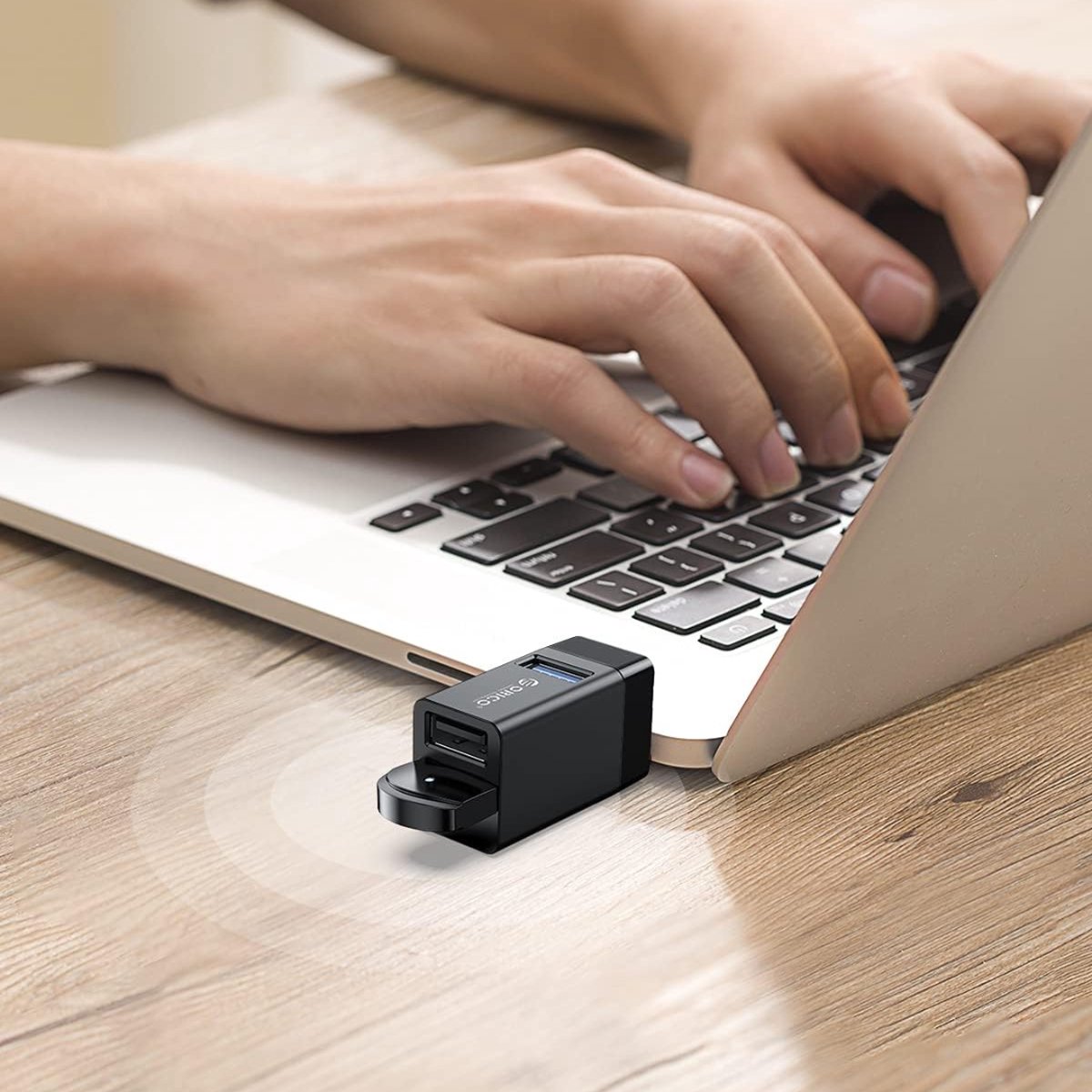 ORICO - Mini Hub USB - 3 Portes - Répartiteur USB portable - avec 1 USB ...