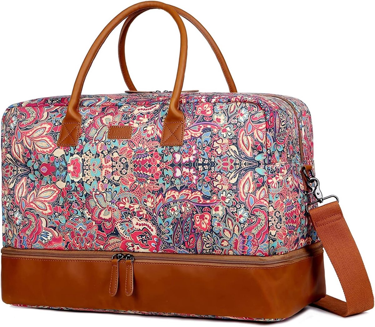Travel Duffel Weekender reistas handbagage weekendtas met schoenenvak ...