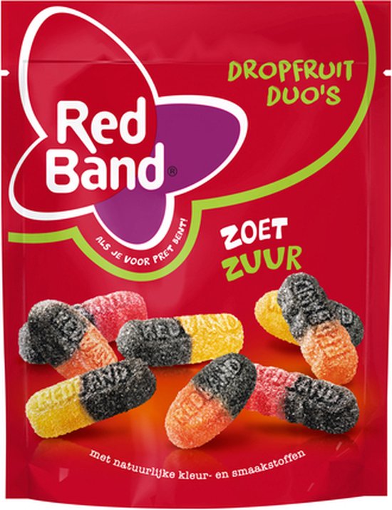 Red Band | Dropfruit Duo’s Zoet Zuur | 10 x 225 gram | bol