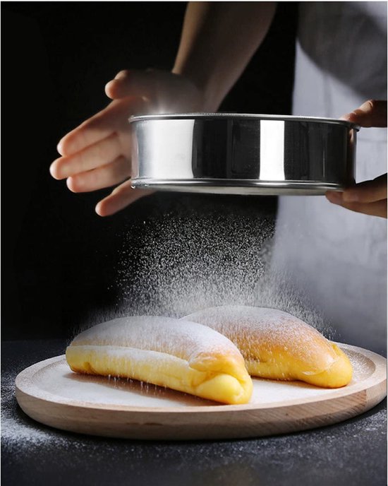 Meelzeef - Fijne Keukenzeef - 6-delige set - RVS - Bloem Zeef ...