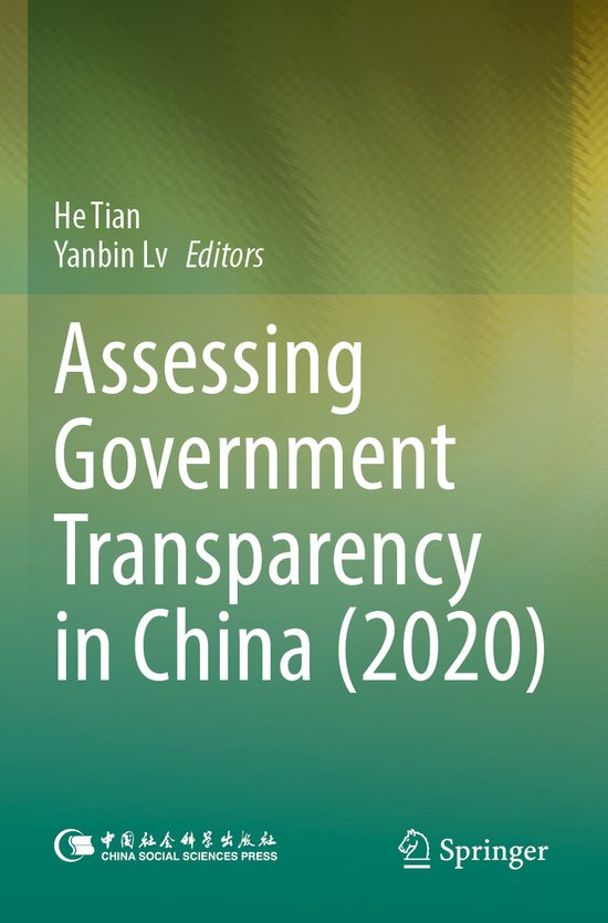 Assessing Government Transparency in China (2020) | 9789811920332 ...