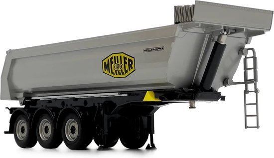 MarGe Models Meiller tipping semi-trailer grey, schaal 1 op 32 | bol
