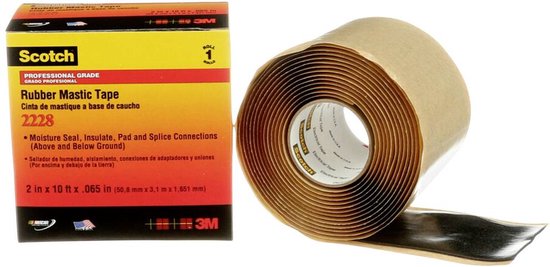 Scotch Reparatietape 2228 Zwart - Zelflassend, 3.1 m x 50 mm ...