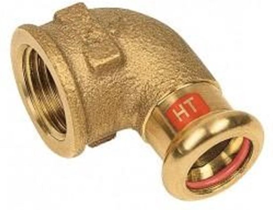 Bonfix Pressfitting roodkoper SOLAR Kniekoppeling 90 3/4 x 18 - lange binnendraad x... | bol