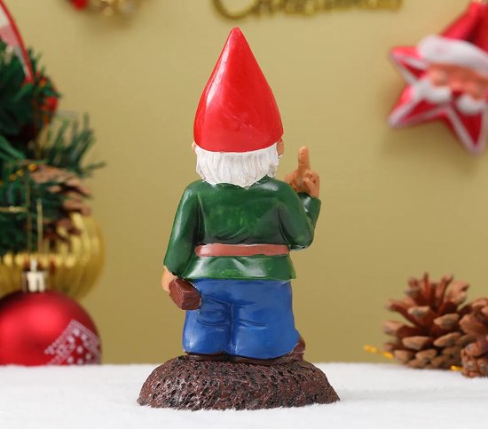 Tuinkabouter met middelvinger - Decoratie voor binnen en buiten ...