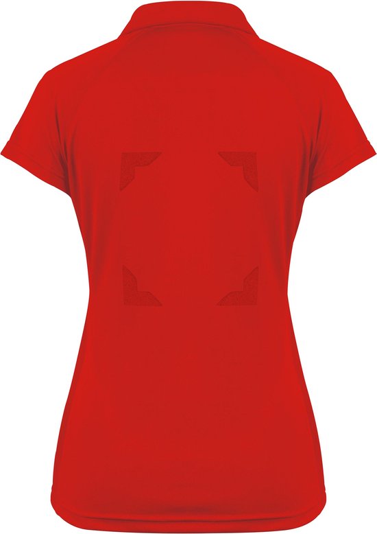 Gilbert Netball Eclipse Hook and Loop Shirt Wmn - W 12 - Rood | bol