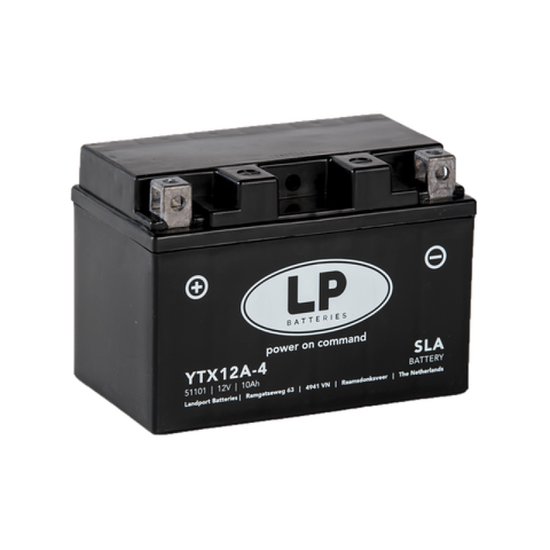 LANDPORT (LP) SLA YTX12A-4 AGM MOTOR ACCU 12 VOLT 10 AH (51101 - MS ...