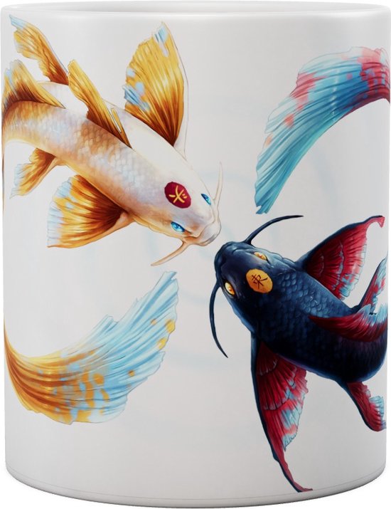 Vissen Koi Eternal Bond - Fish - Mok 440 ml | bol
