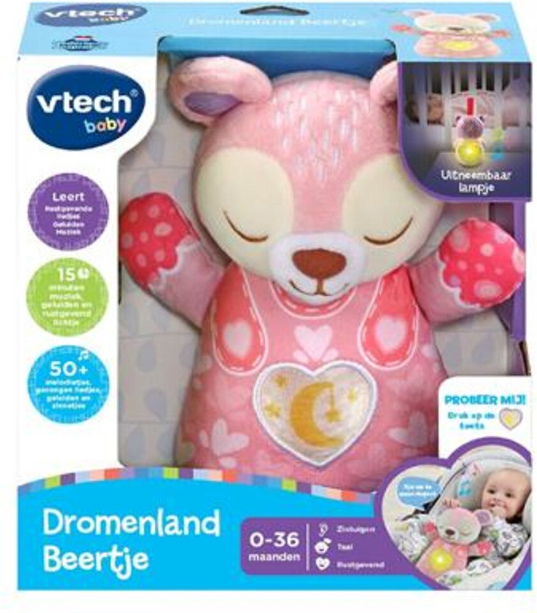 VTech Baby Dromenland Beertje - Interactieve Knuffel - Educatief ...