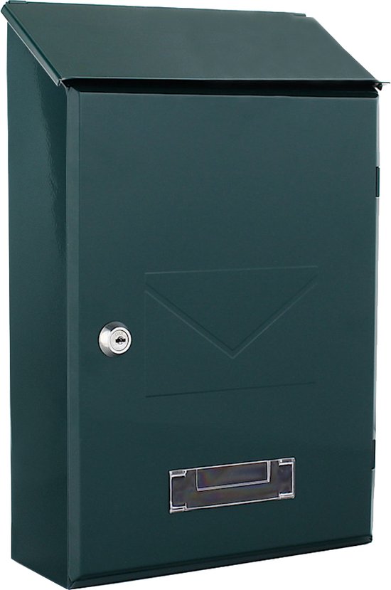 Rottner Brievenbus Pisa Groen |30x23,5x9,5cm| | bol