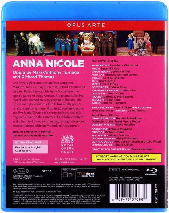 Eva-Maria Westbroek - Anna Nicole, Lottie Tolhurst | Dvd's | bol