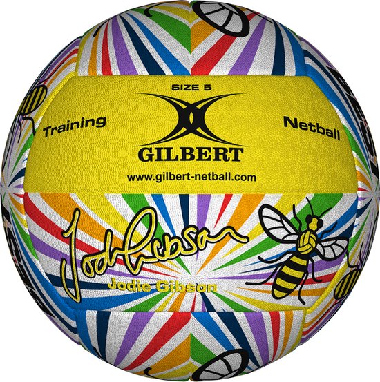 Gilbert Netball Signature Balls - Size 5 - Player Gibson | bol