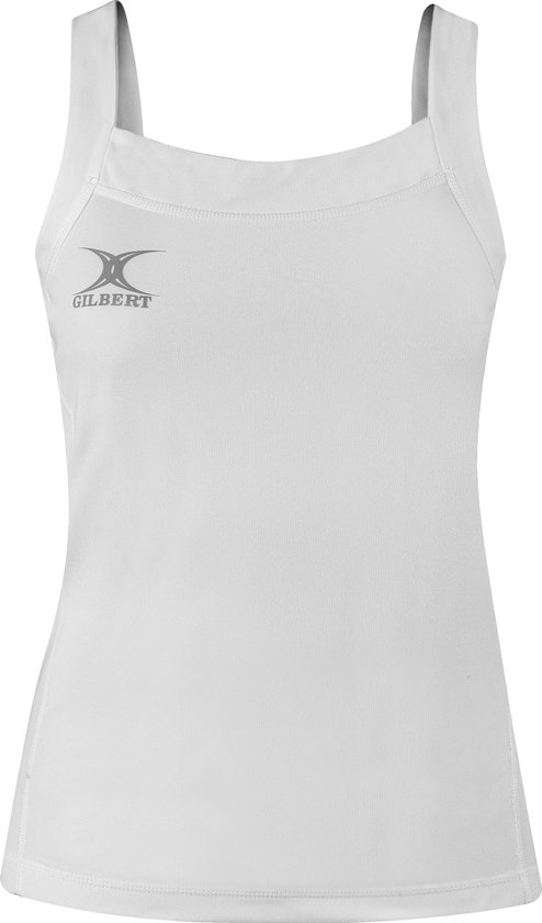 Gilbert Netball Blaze Tank Top - W 6 - Wit | bol