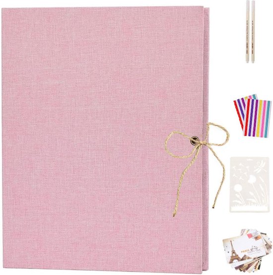 Fotoalbum om zelf vorm te geven, zwarte pagina's, fotoalbums, scrapbook ...