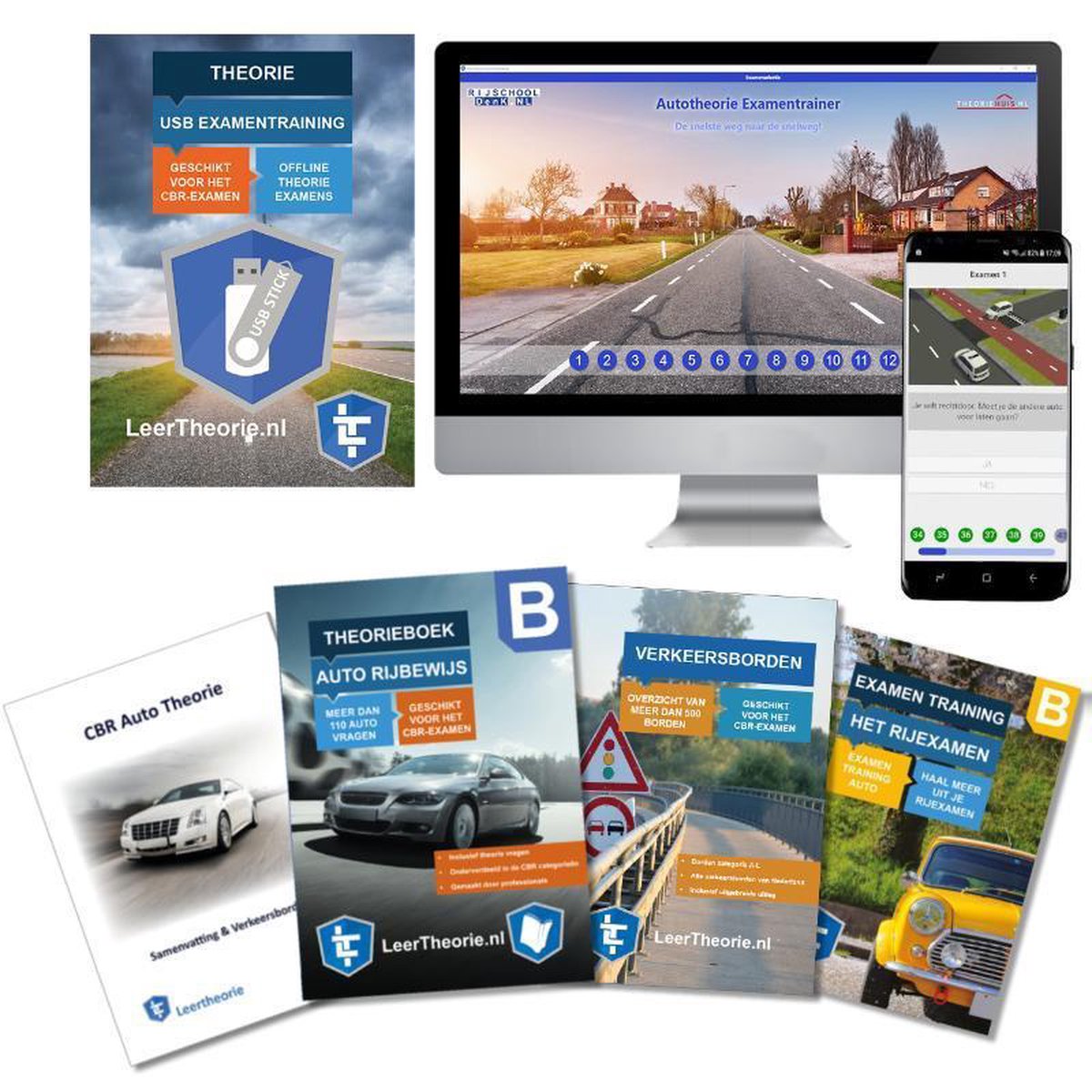 Auto Theorie 2020 Rijbewijs B PAKKET Auto Theorieboek Auto Theorie ...