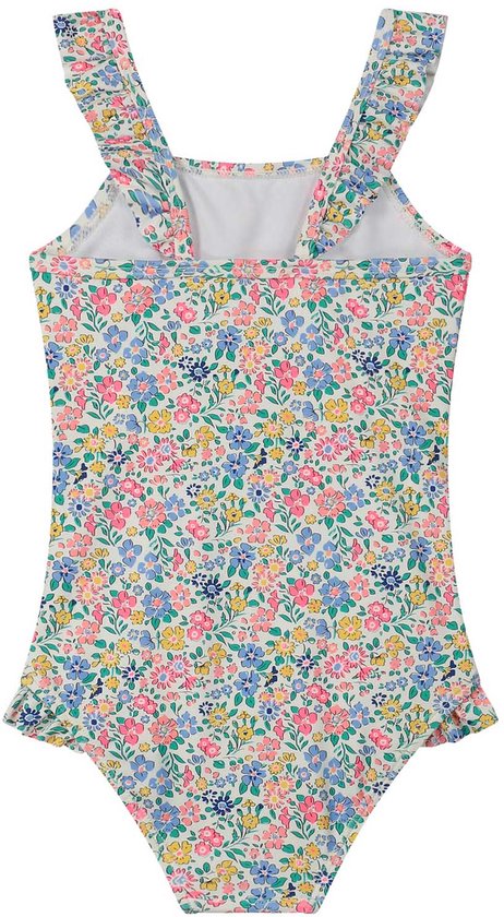 Prénatal badpak bloemen - Meisjes - Gebroken wit - Maat 62/68 | bol