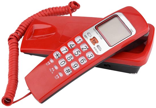 Dailygoods - Retro Koordgebonden Telefoon voor Thuis en Kantoor | bol