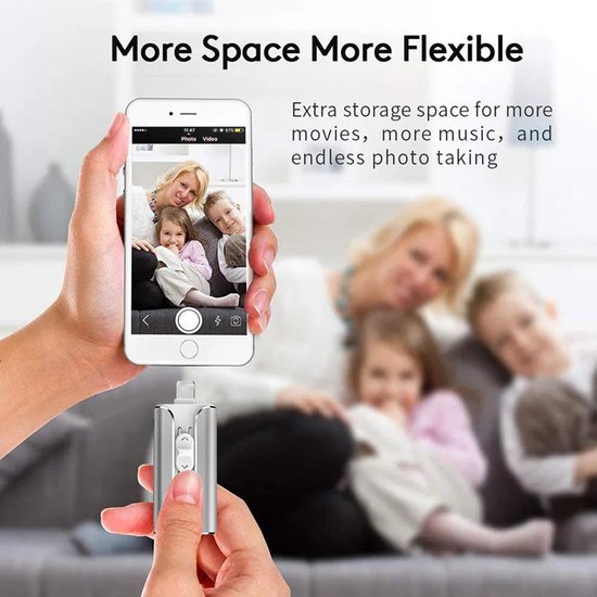 4-in-1 USB Flash Drive 512GB USB 3.0 Geheugenstick – Externe Opslag ...