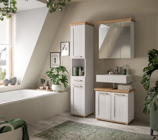xonox.home hoge kast Verona Sibiu lariks imitatie 39x187x34 cm | bol