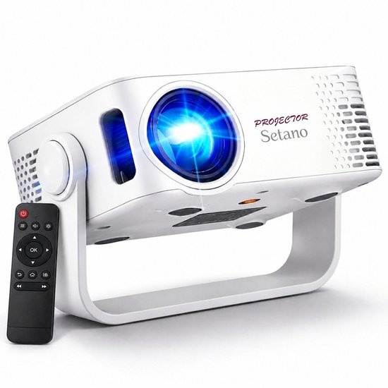 Setano® Mini Beamer – WiFi & Bluetooth – Incl. Afstandsbediening ...