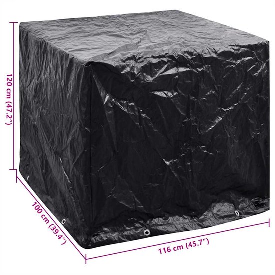 IBC Container Cover 1000L - Beschermhoes voor Watertank 116x100x120 cm ...