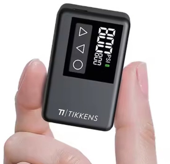 Tikkens® AirGo Elektrische Fietspomp XS - Mini Luchtcompressor - 118 ...