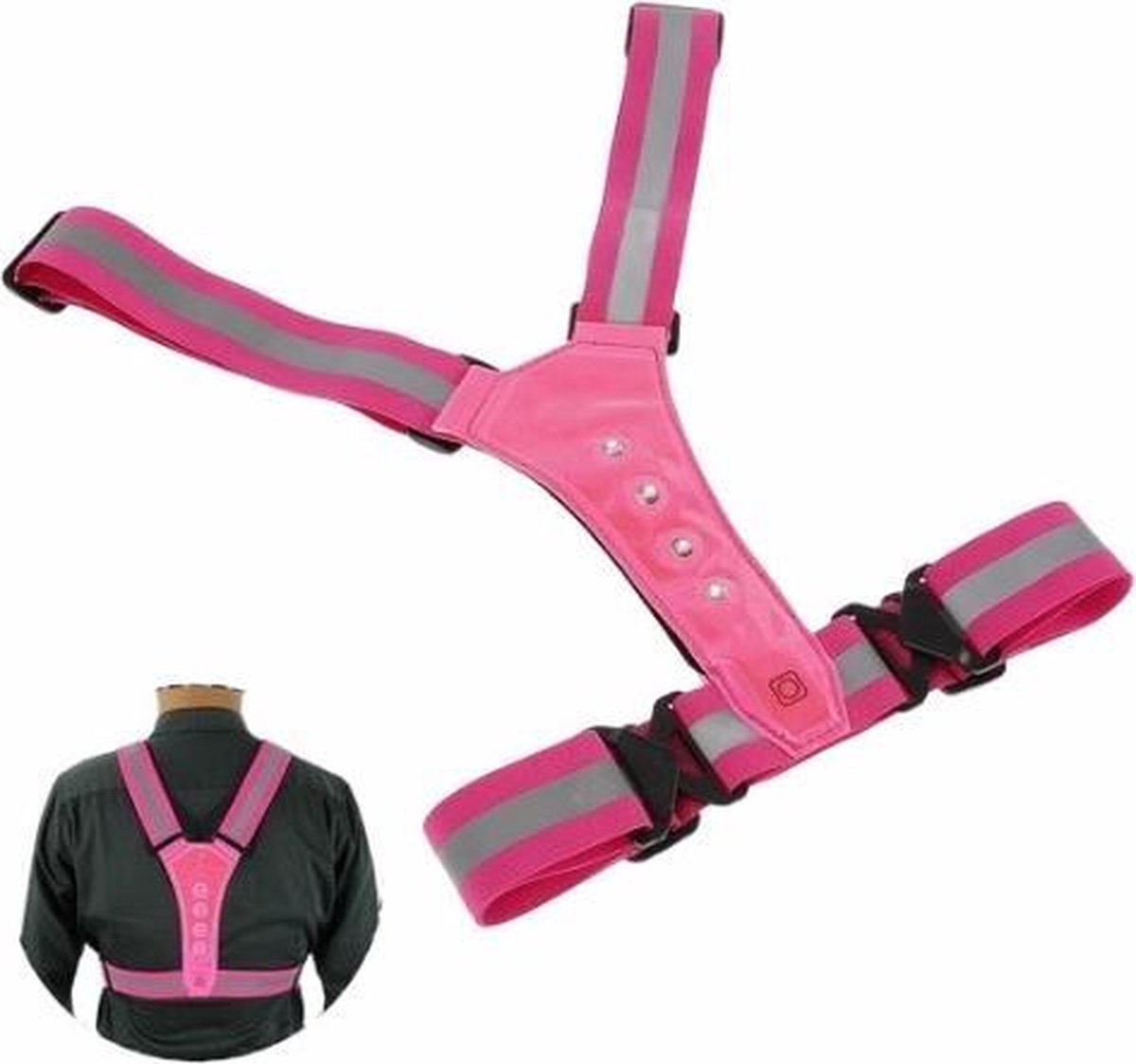 SmartWeight Hardloop verlichting - hardloopvest met verlichting ...