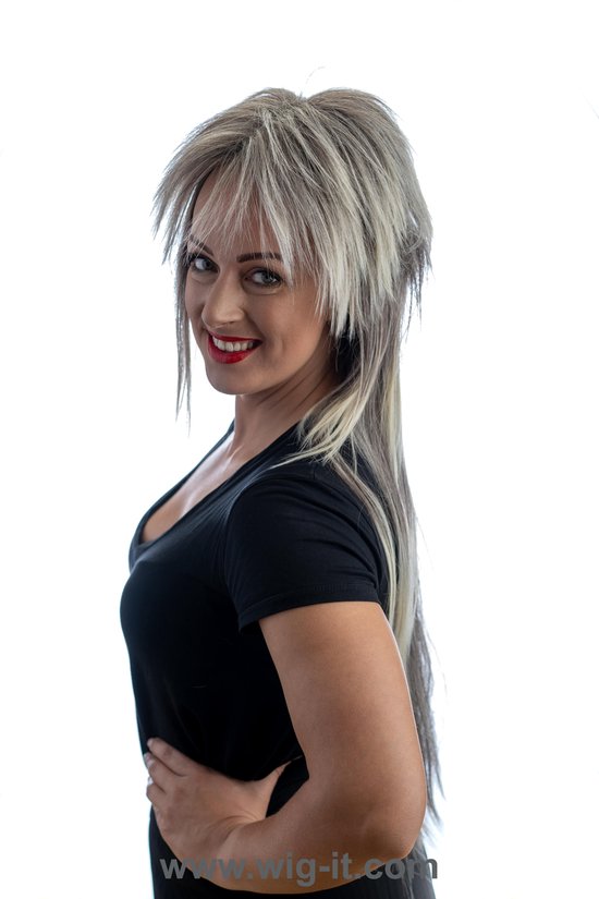 Pruik 1114 Wig-it, zeer lange Tina Turner pruik in meerdere blond ...