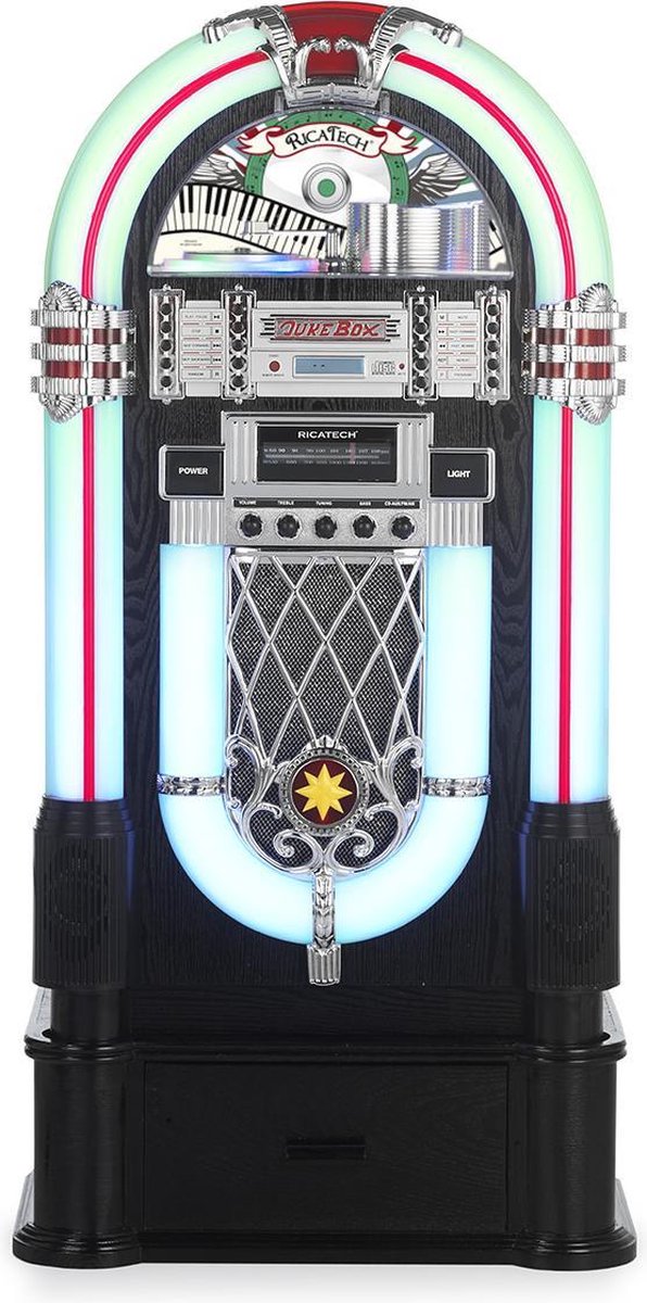 Jukebox-Retro-RR1000 Full size Retro LED-Ricatech | bol