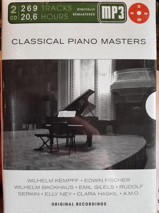 Classical Piano Masters, various artists | CD (album) | Muziek | bol