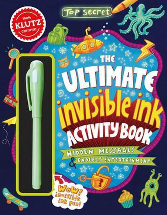 Top Secret: The Ultimate Invisible Ink Activity Book (Klutz Activity ...