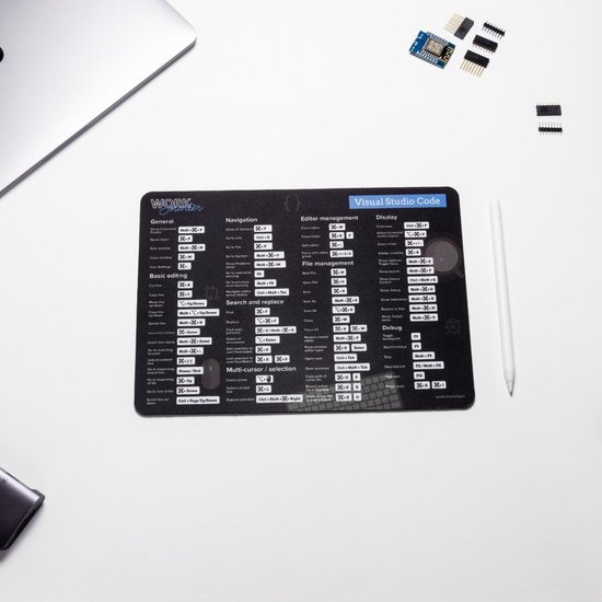 Microsoft Visual Studio Code Shortcut Mousepad - XL - Windows | bol