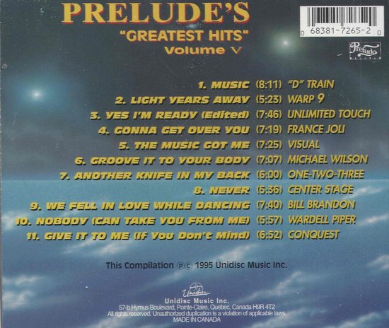 Prelude's Greatest Hits 5, Conquest | CD (album) | Muziek | bol