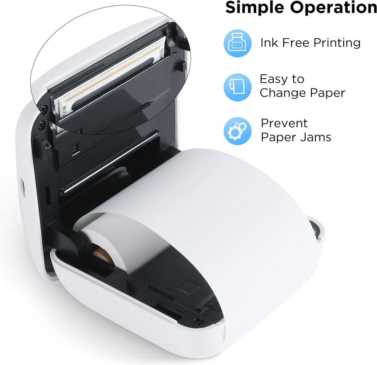 PAPERANG P1 - Draagbare Bluetooth Printer - Mini Printer - Pocket ...