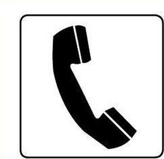 Telefoon sticker, wit zwart 150 x 150 mm | bol.com