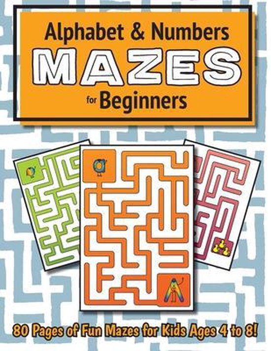 Alphabet and Number Mazes for Beginners, Ashley Lee | 9781774379264 ...