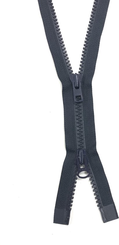 YKK rits Dubbele deelbaar bloktand, 8mm, Donkerblauw, 75 cm, per stuk. | bol