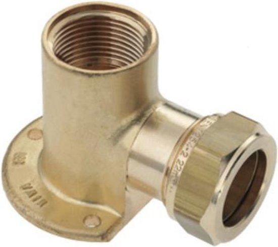 Bonfix Messing muurplaat 3/4 inch x 22mm binnendraad FRp | bol.com