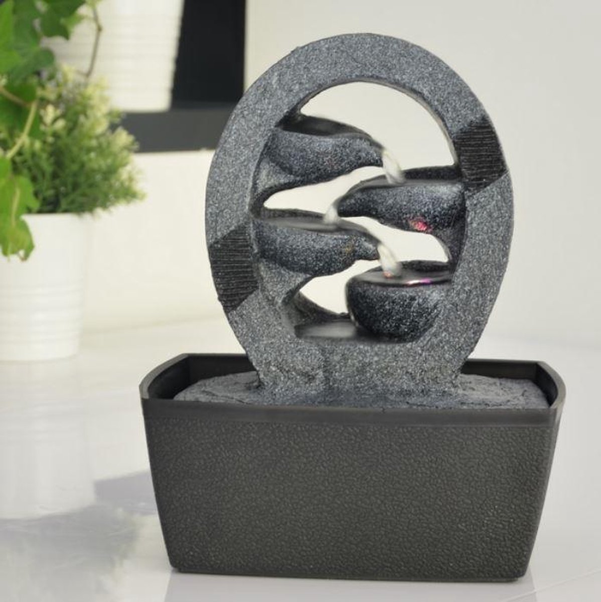 Fontein Cascade 26 cm hoog - fontein - interieur - fontein voor binnen ...